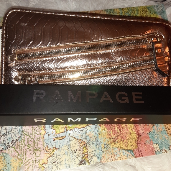Rampage | Bags | Rampage Wallet Metallic Silver | Poshmark